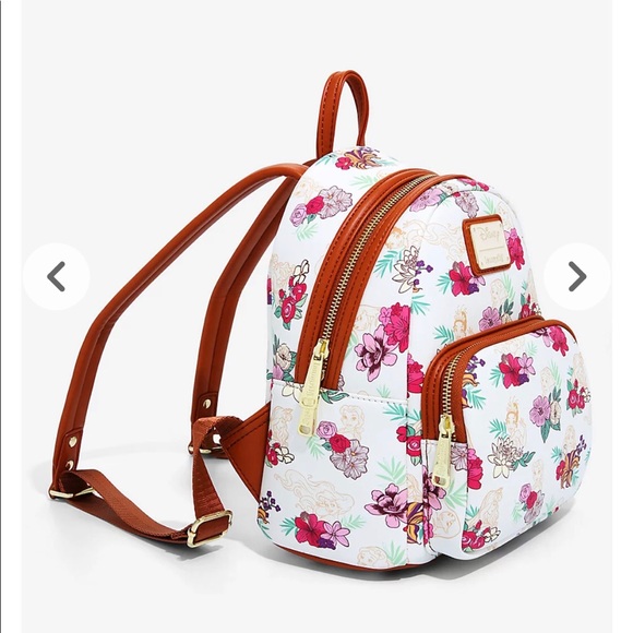 Loungefly | Bags | Loungefly Disney Princess Fall Floral Mini Backpack ...